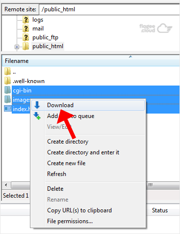 How to Download Files and Directories to Your Computer via FileZilla ...